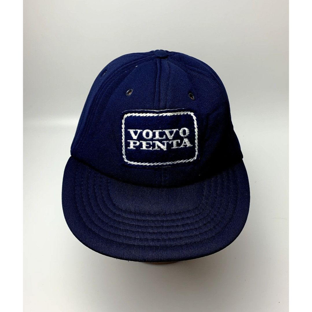 Vintage Vintage 80s Volvo Penta Navy Blue Hat Cap Snapback Amazing C ...