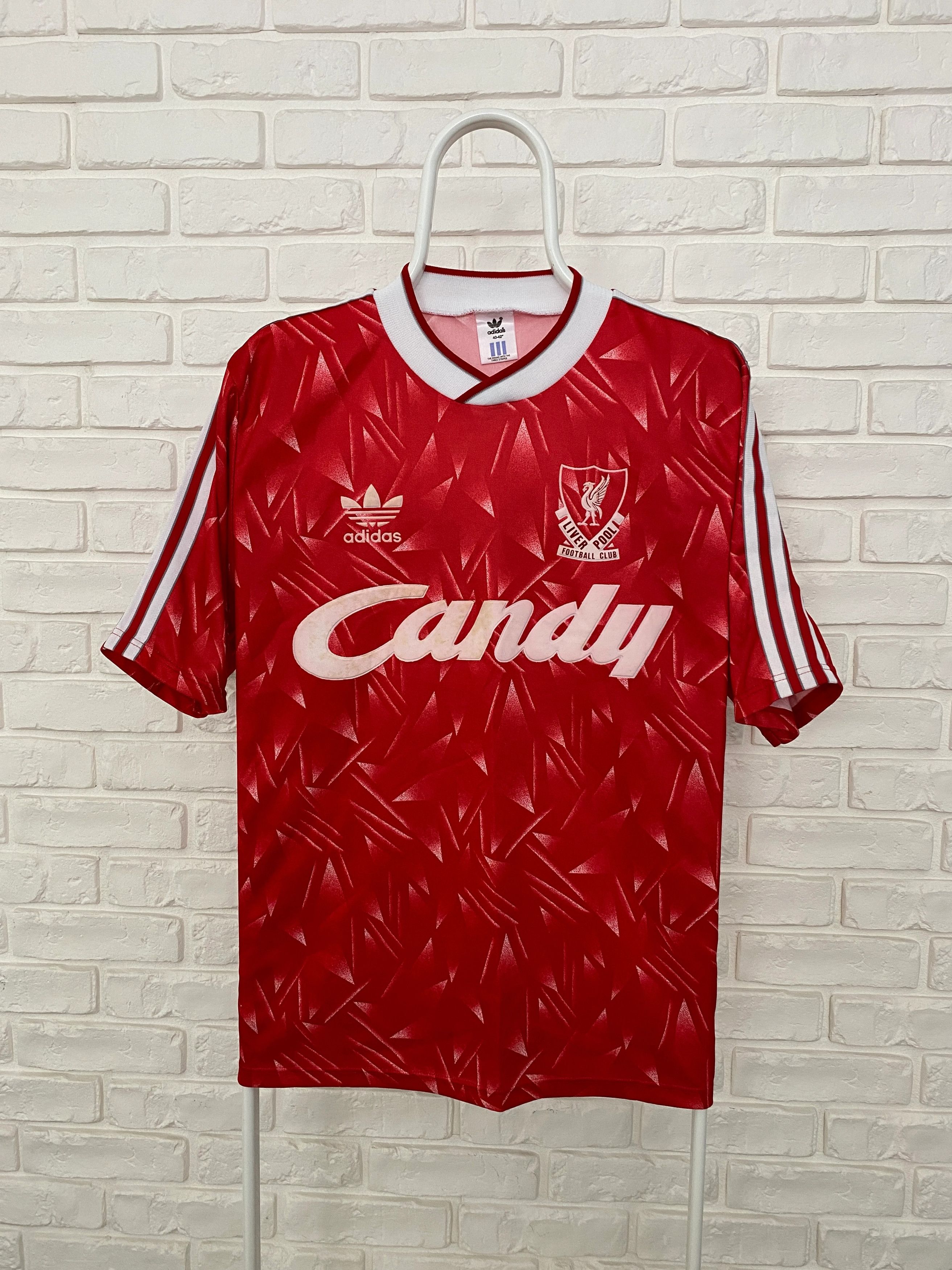 Adidas LIVERPOOL FC 1989 1990 HOME FOOTBALL SHIRT SOCCER JERSEY | Grailed