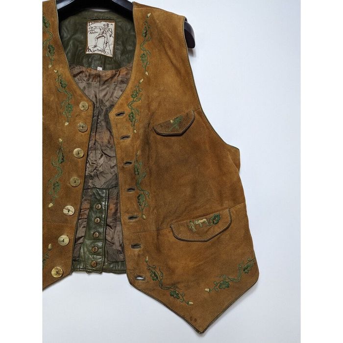 Vintage Vintage Daniel Leder Atelier Munchen Leather Waistcoat Vest | Grailed