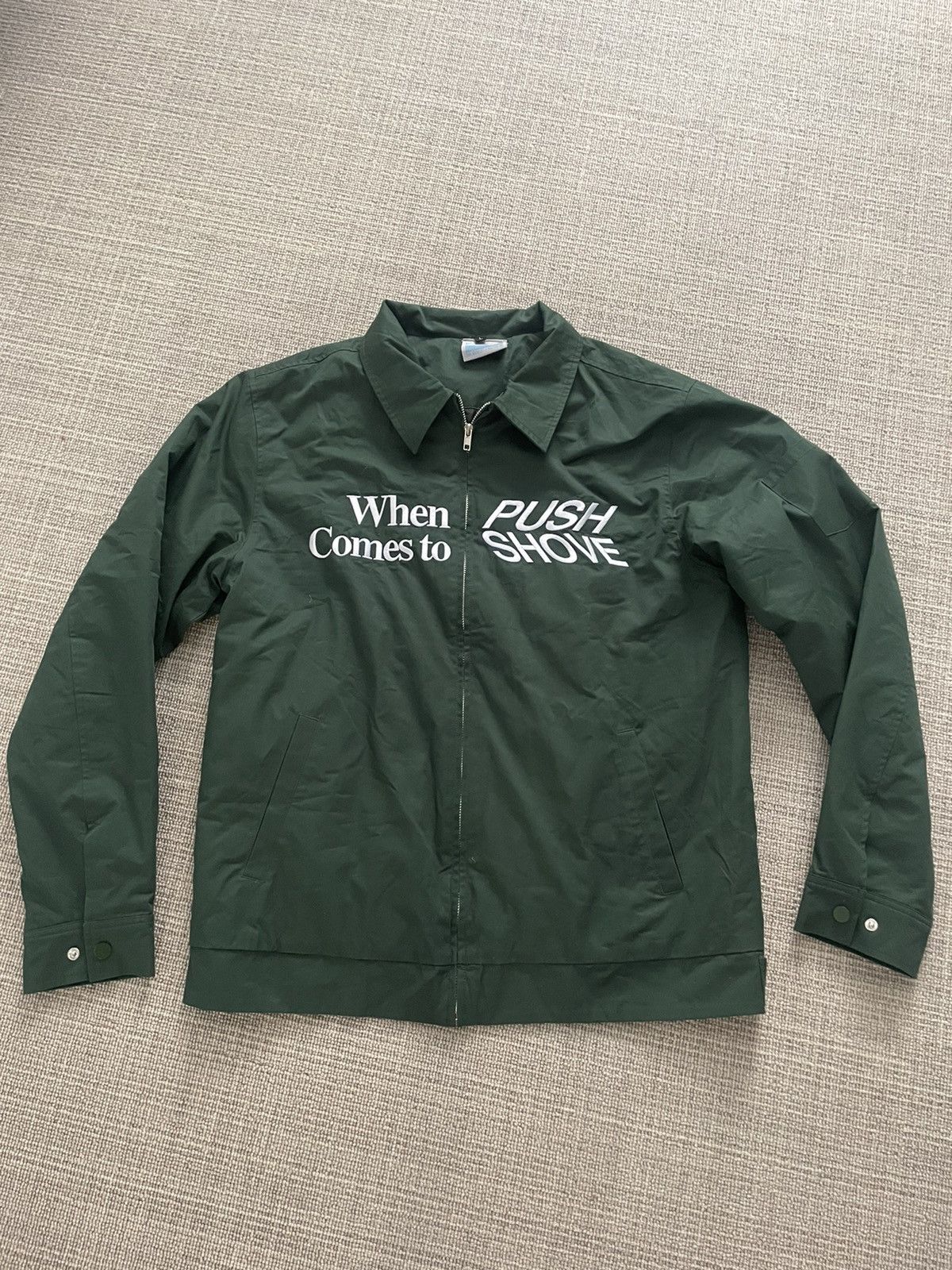 Streetwear Atticus Torre Printed Work Jacket | Grailed