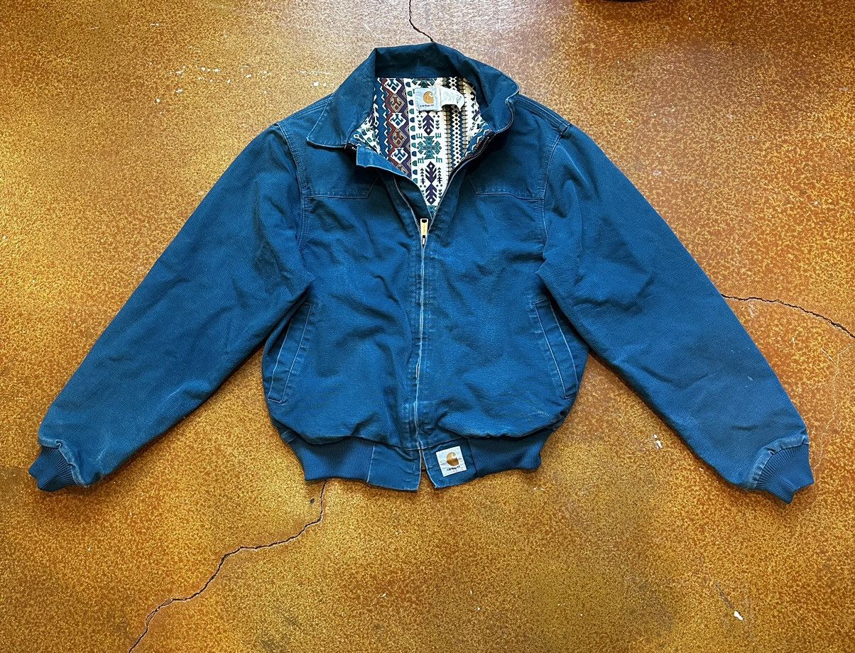 Vintage Carhartt Santa Fe Jacket - Aztec Print Liner | Grailed