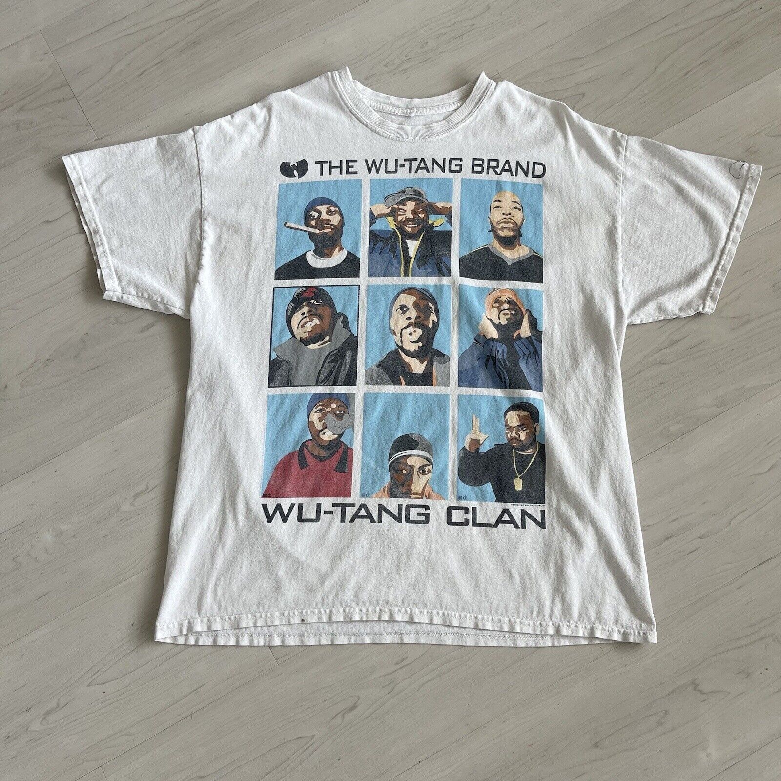 Wu Tang Clan Wu-tang brand Authentic official CHAD TRUTT Rap tee shirt ...