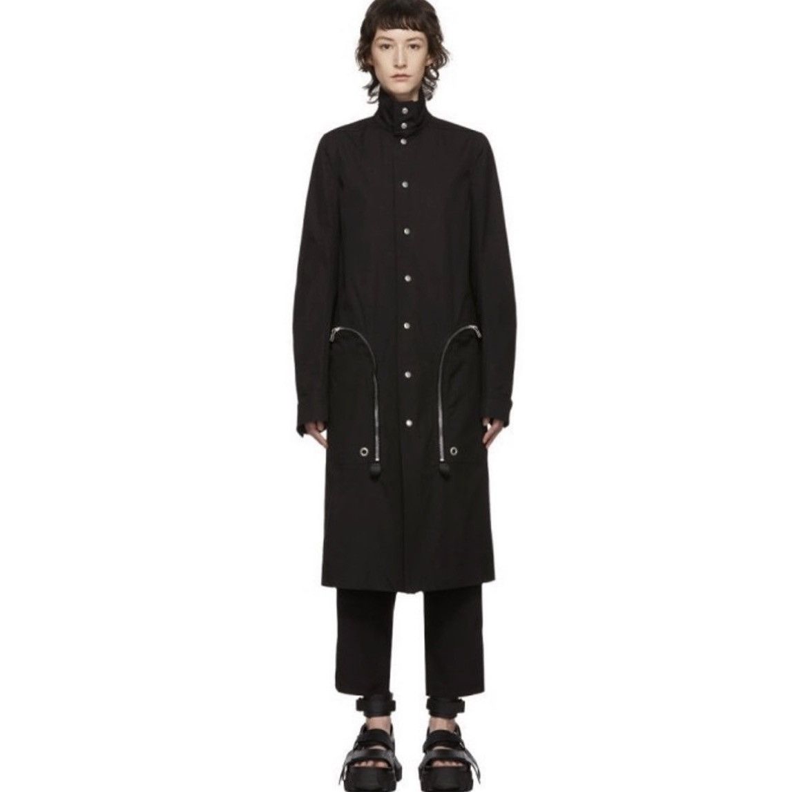 Rick Owens RICK OWENS "TECUATL" CREATCH LAB COAT 50 | Grailed