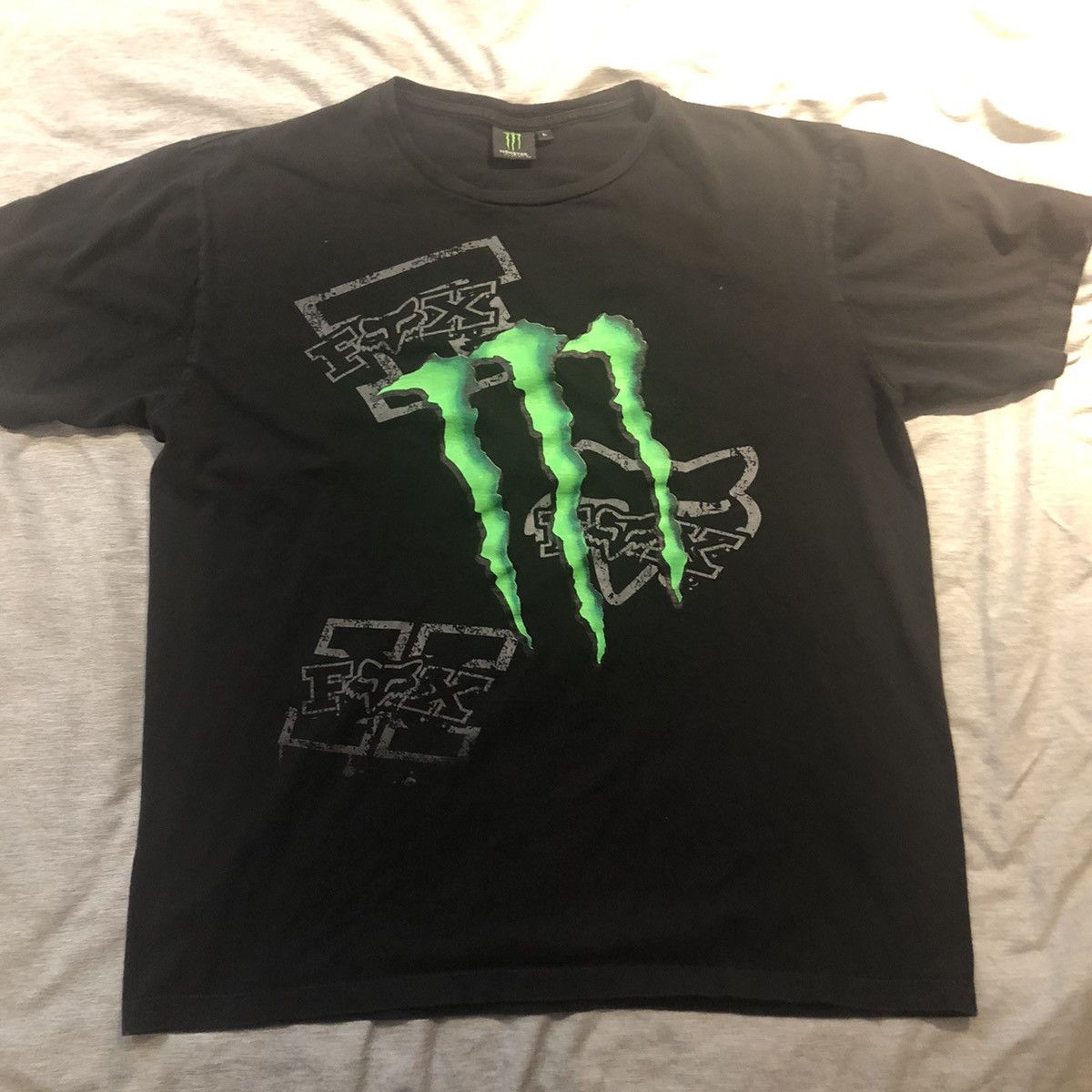 Fox Racing Monster energy fox racing t shirt | Grailed