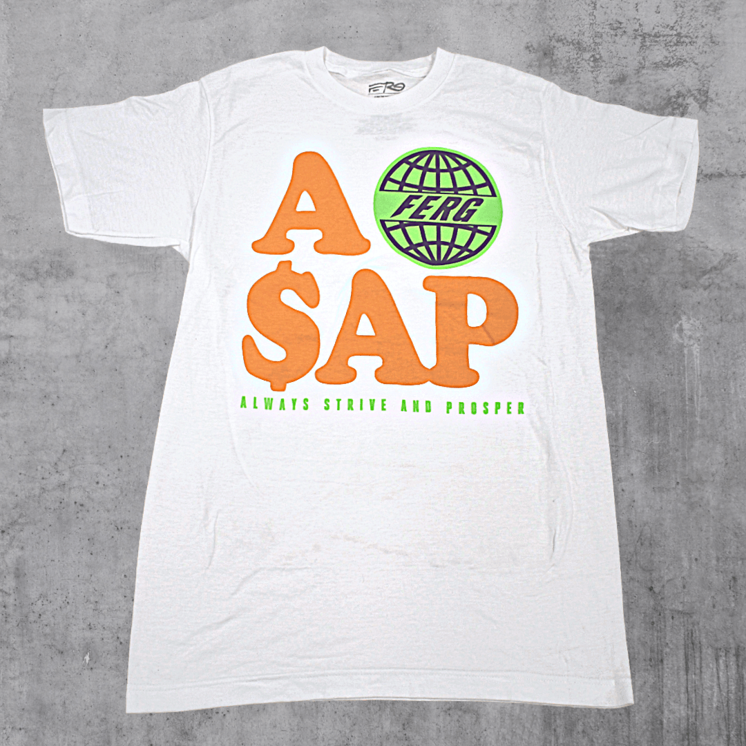 Asap Rocky LAST DROP-A$AP Ferg x Always Strive & Prosper Rap Shirt ...
