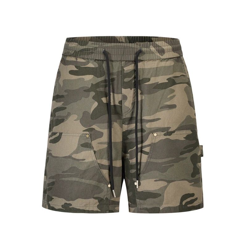 Custom × Streetwear × Vintage fade camo cargo shorts | Grailed