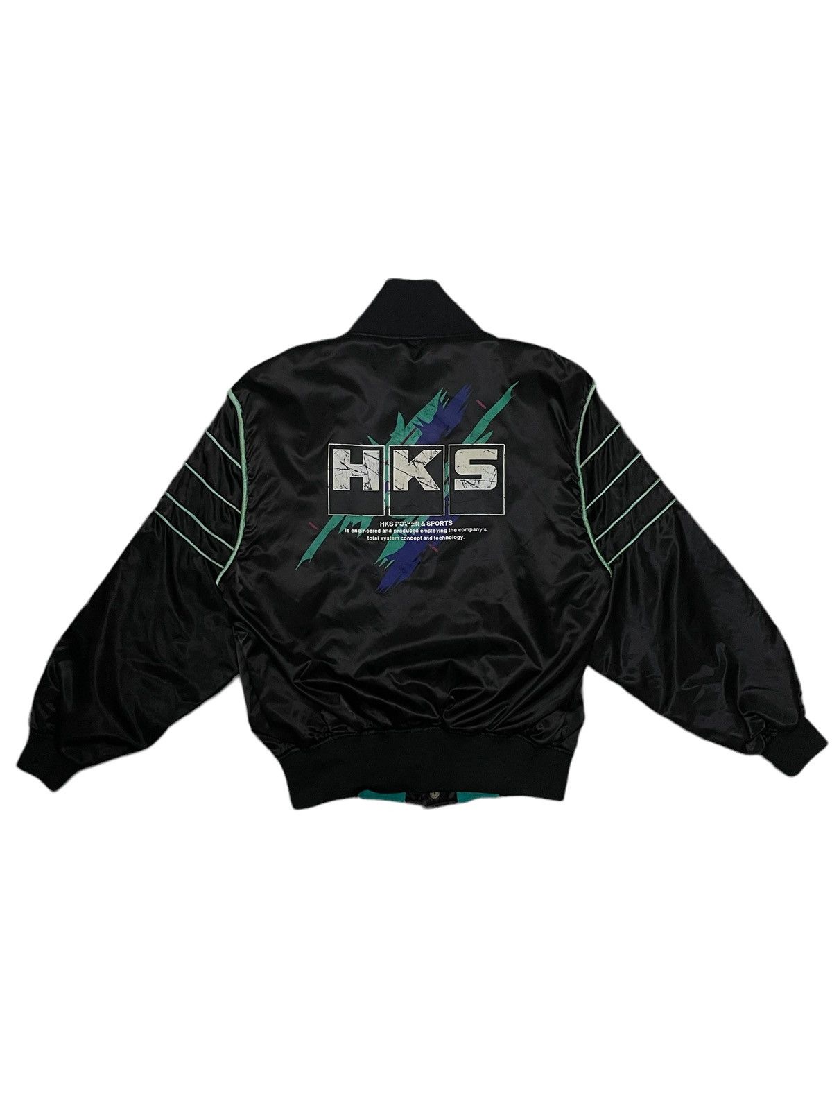 Gear For Sports × Racing × Rare HKS Iconic Logo Colour Oil Spill Jacket ...
