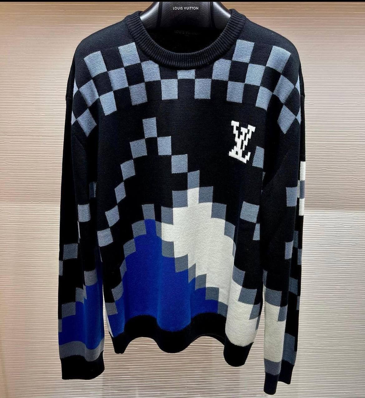 Cashmere & Wool × Coloured Cable Knit Sweater × Louis Vuitton LOUIS ...