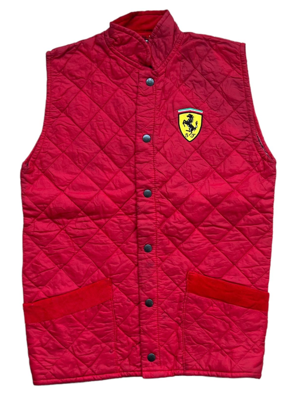 Ferrari VERY RARE VINTAGE VEST FERRARI QUILTED 1996 BY NICEMAN | Grailed