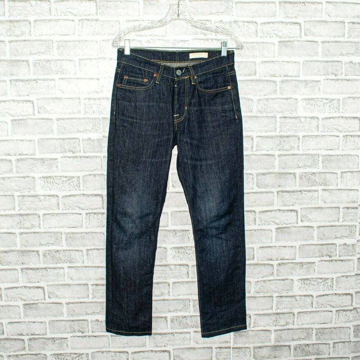 Allsaints ALL SAINTS Men's REX Slim Denim Jeans Button fly Indigo Wash ...