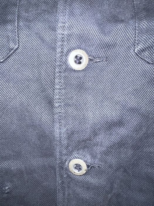 Vintage VERY RARE VINTAGE JACKET SHIRT WORK DENIM PRISON SWISS ARMY ...