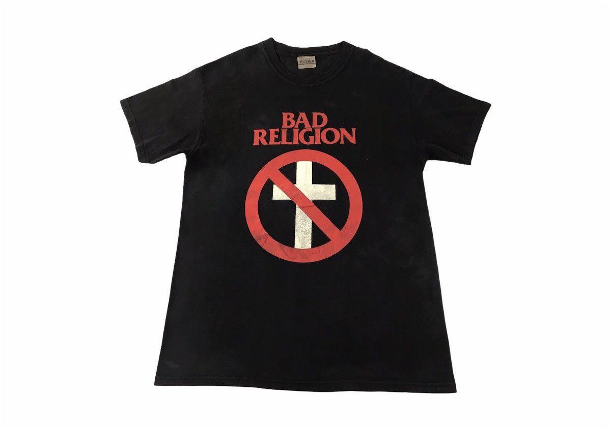 Vintage Bad Religion American Punk Rock Band Cross Buster Big Logo ...