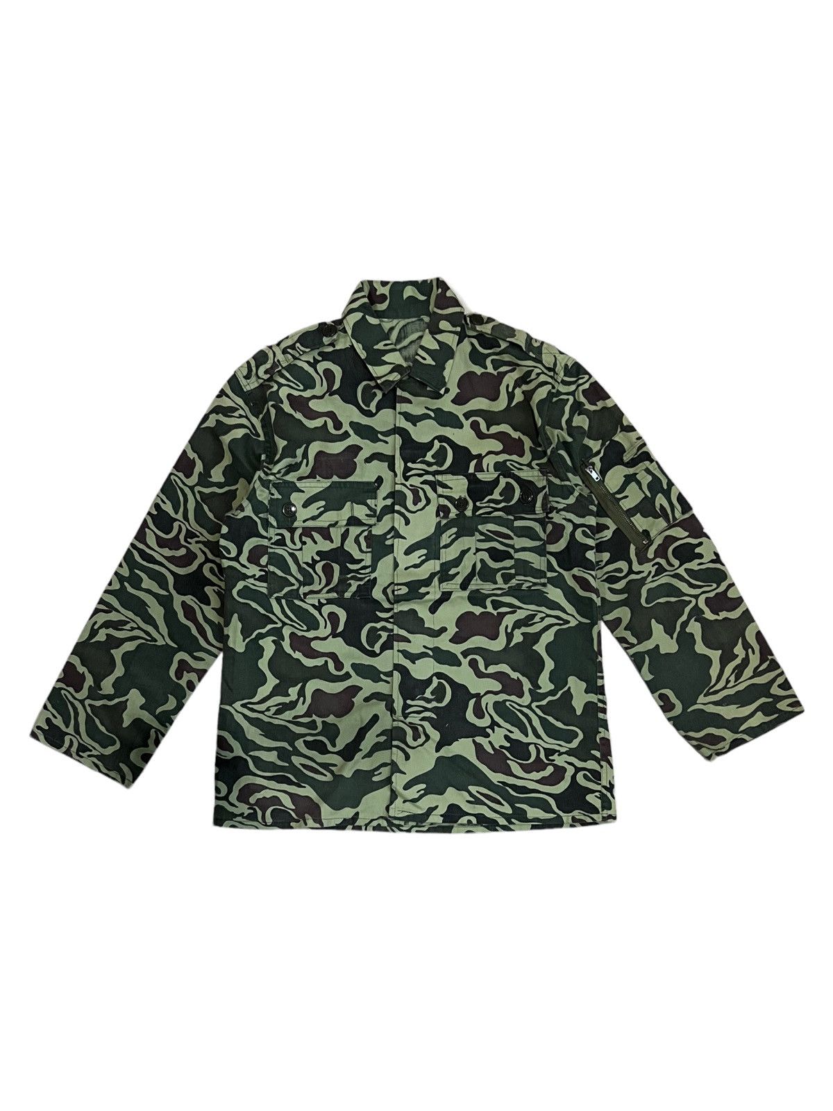 Military × Streetwear × Vintage VERY RARE VINTAGE JACKET SHIRT ROK ARMY ...