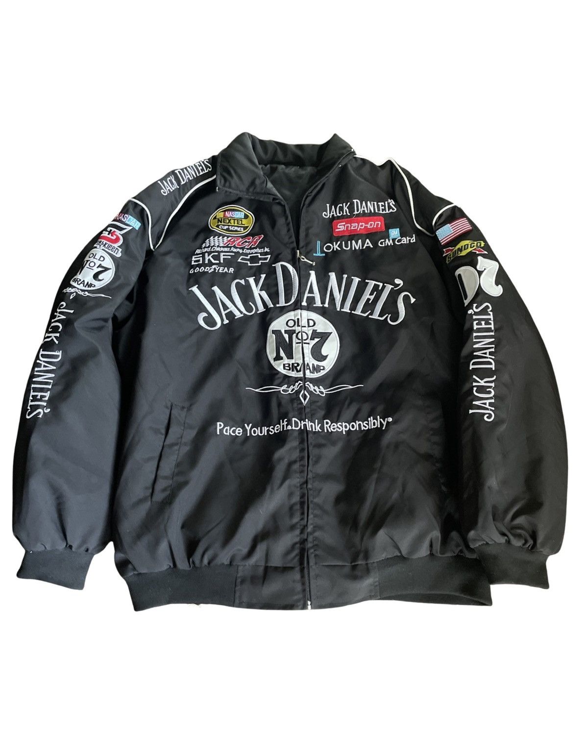 Jack Daniels × Racing × Vintage Jack Daniels Racing Jacket Black | Grailed