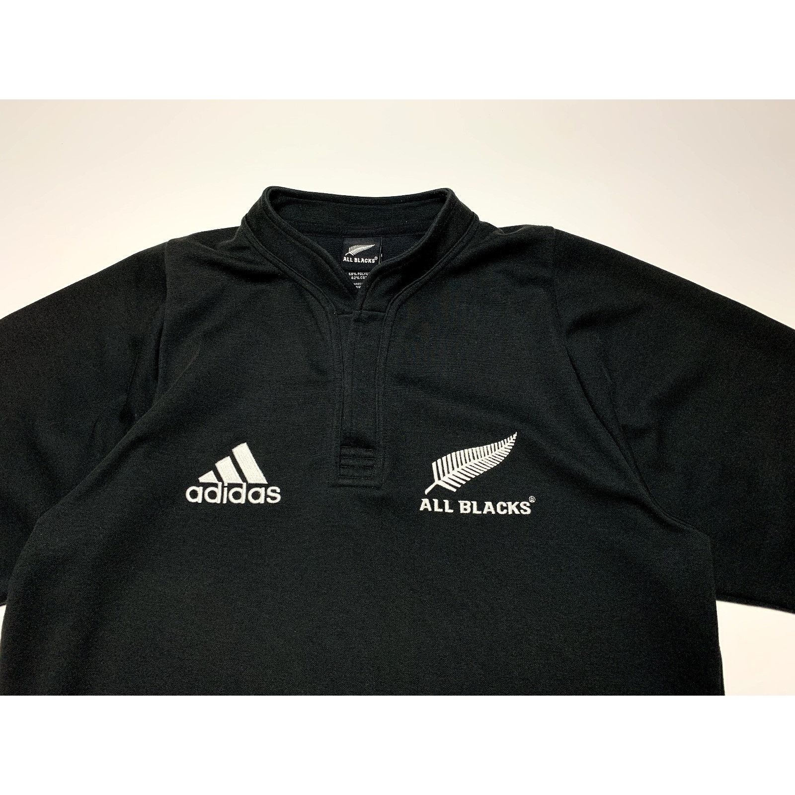 Adidas ALL BLACKS NEW ZEALAND 2004 RUGBY HOME JERSEY SHIRT ADIDAS S ...