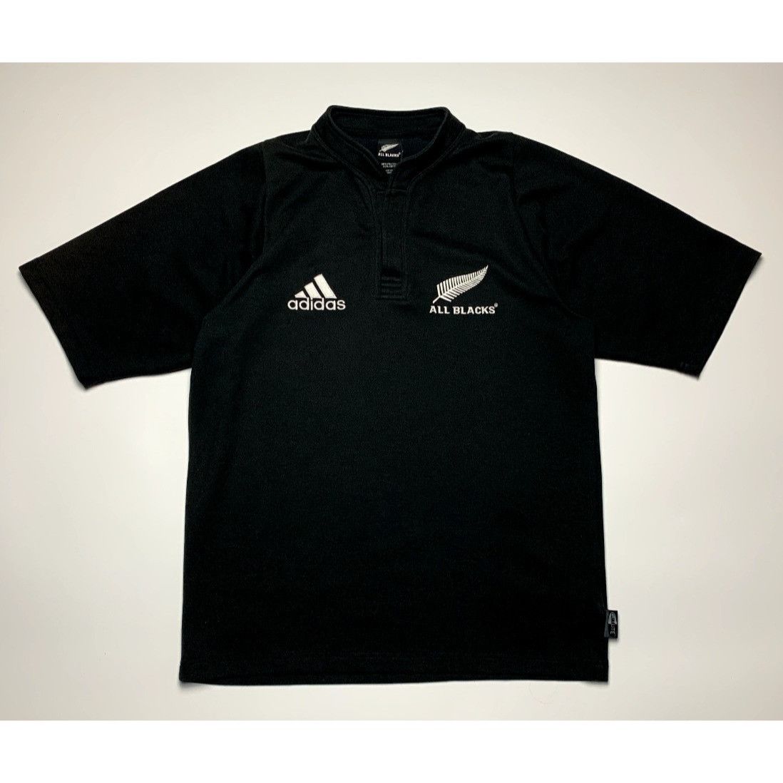 Adidas ALL BLACKS NEW ZEALAND 2004 RUGBY HOME JERSEY SHIRT ADIDAS S ...