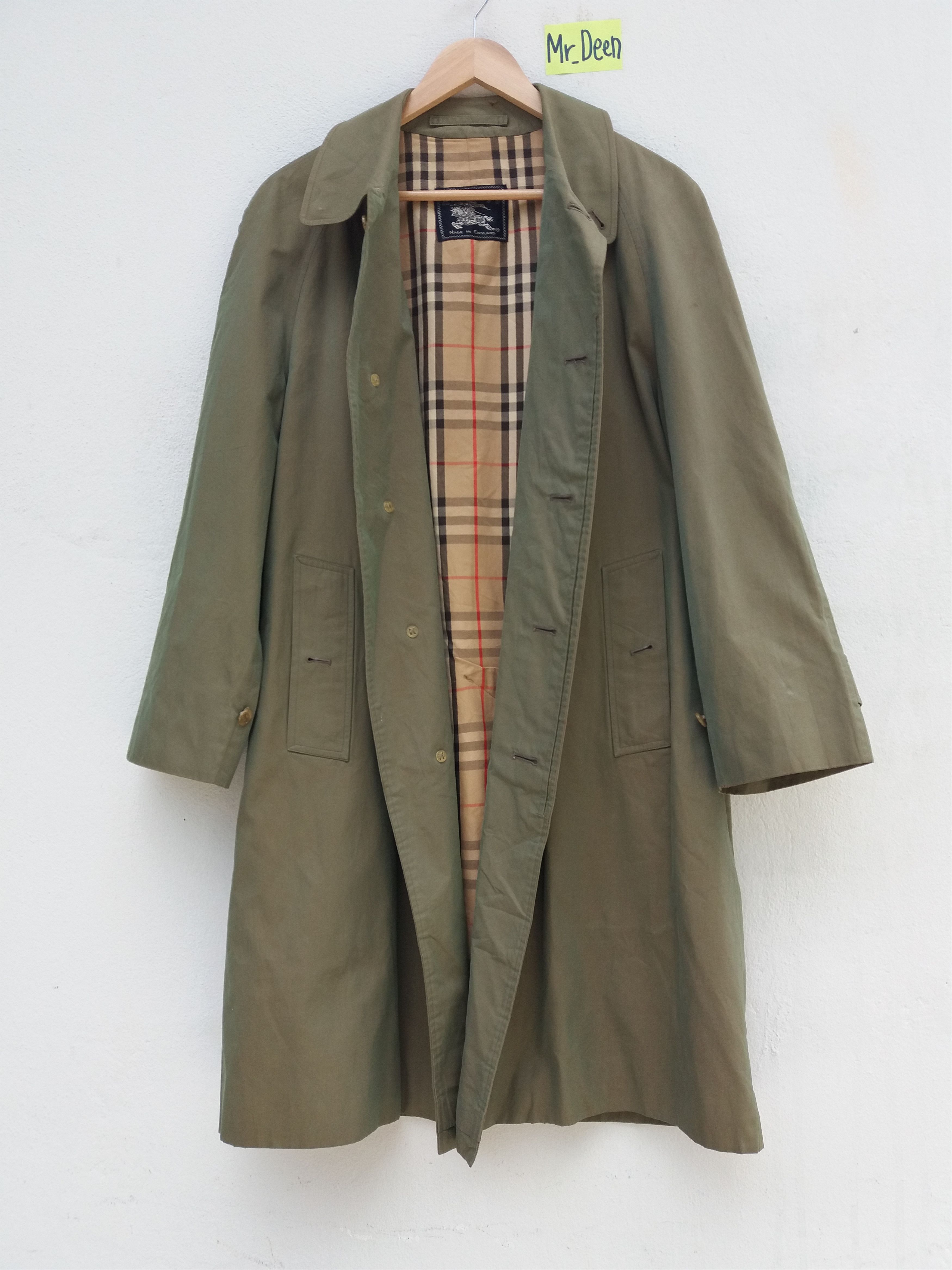 Burberry Burberrys Vintage Army Trench Coat Nova Check Lining | Grailed