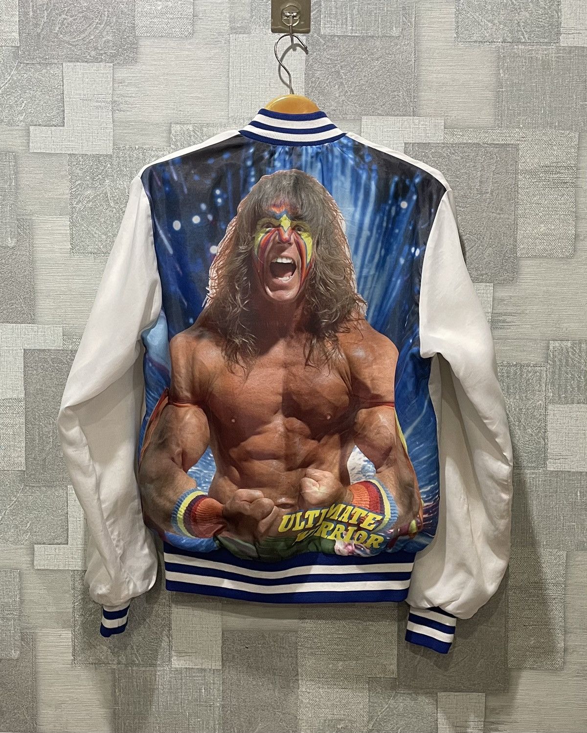 Made In Usa × Vintage × Wwf vintage jacket WWF ULTIMATE WARRIOR 80s ...