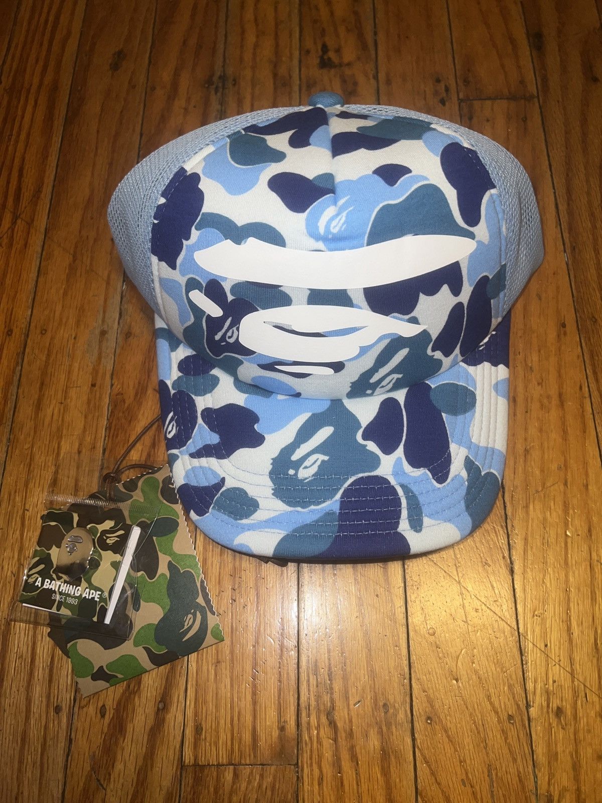Bape ABC CAMO APE FACE MESH CAP | Grailed