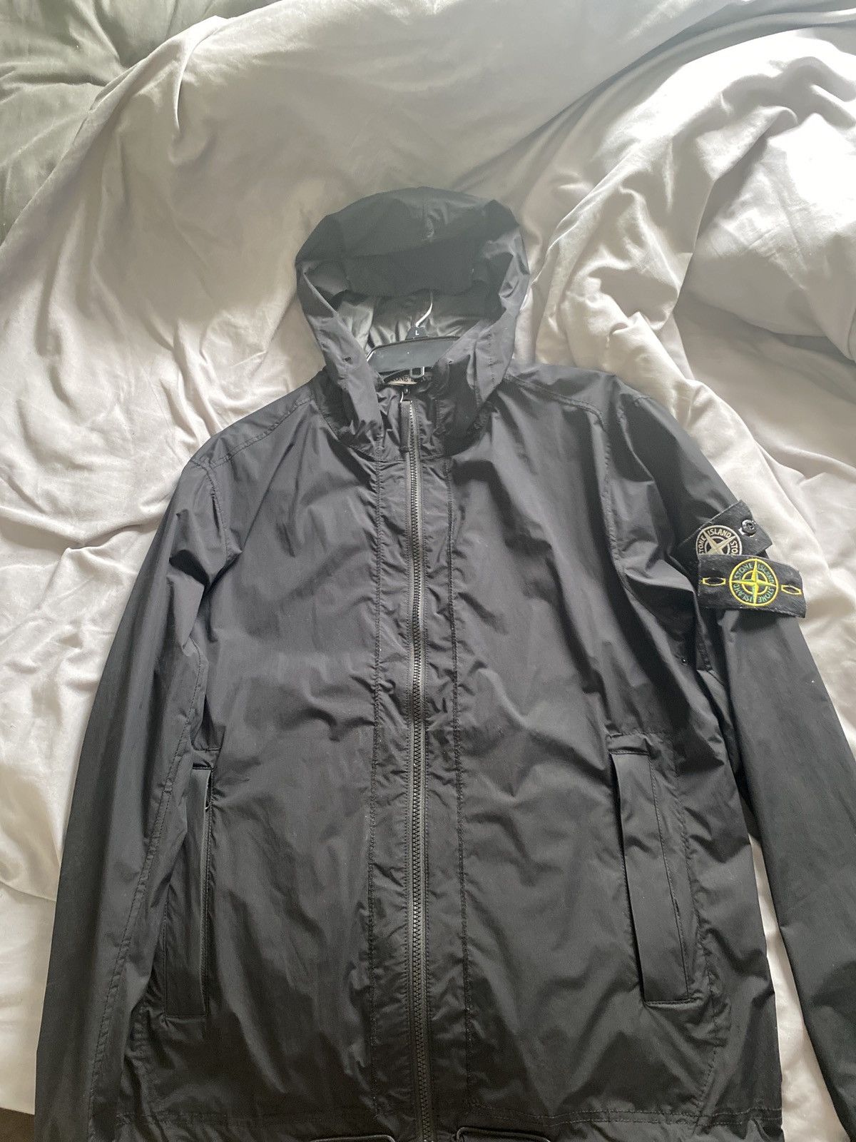 Stone Island Stone Island lightweight waterproof shell jacket | Grailed