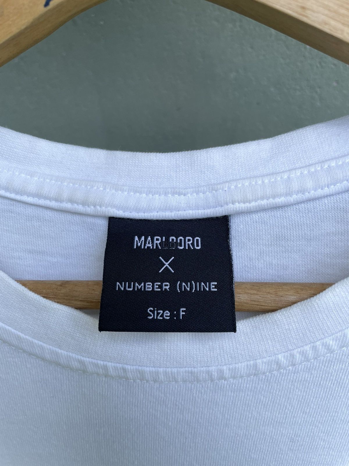 Number (N)ine Number Nine x Marlboro Spell Out Logo Tee | Grailed