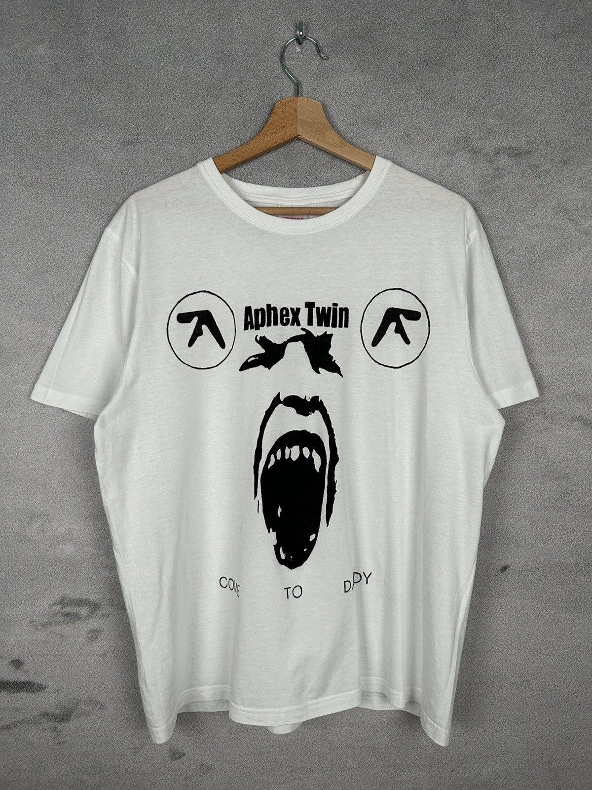 Band Tees × Rock T Shirt × Vintage Aphex Twin Come To Daddy Band Tee ...
