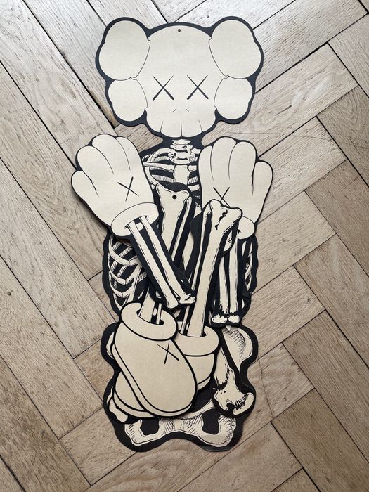 Kaws Limited Edition 56x23" Skeleton Companion 2007 | Grailed