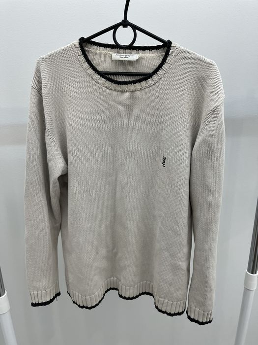 Vintage Heavy YSL Sweater Knit Thick Yves Saint Laurent Sweater | Grailed