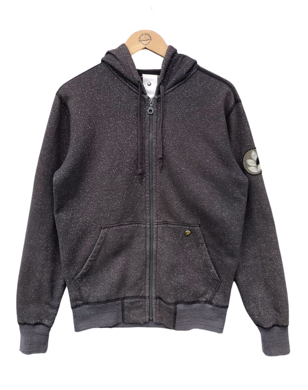 Ever EVER canada military ripped patches logo zipper hoodie | Grailed