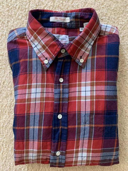 Gant Rugger The Hugger Indigo Twill Button Down Shirt | Grailed
