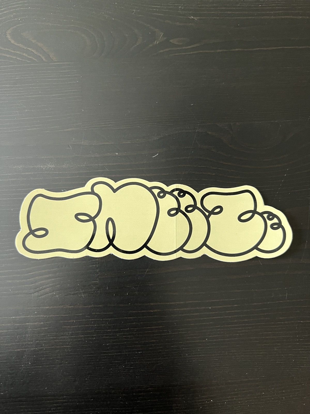 Sneeze Magazine Sneeze Magazine Logo Sticker Tan | Grailed