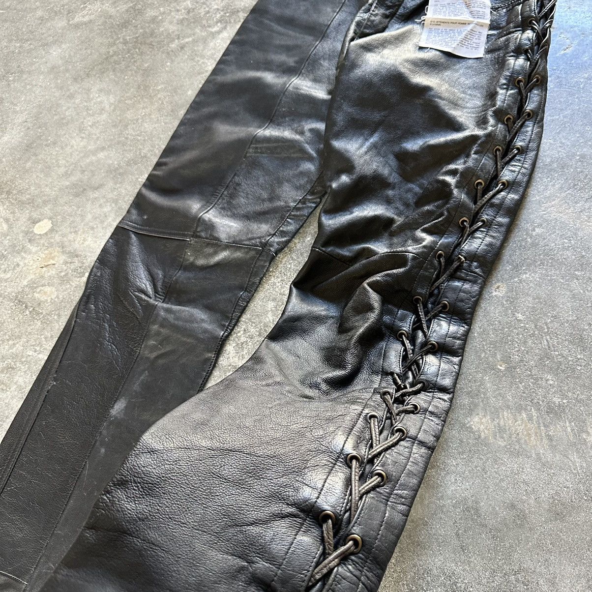 Maison Margiela AW04 Artisanal 010 Reconstructed Leather Pants | Grailed