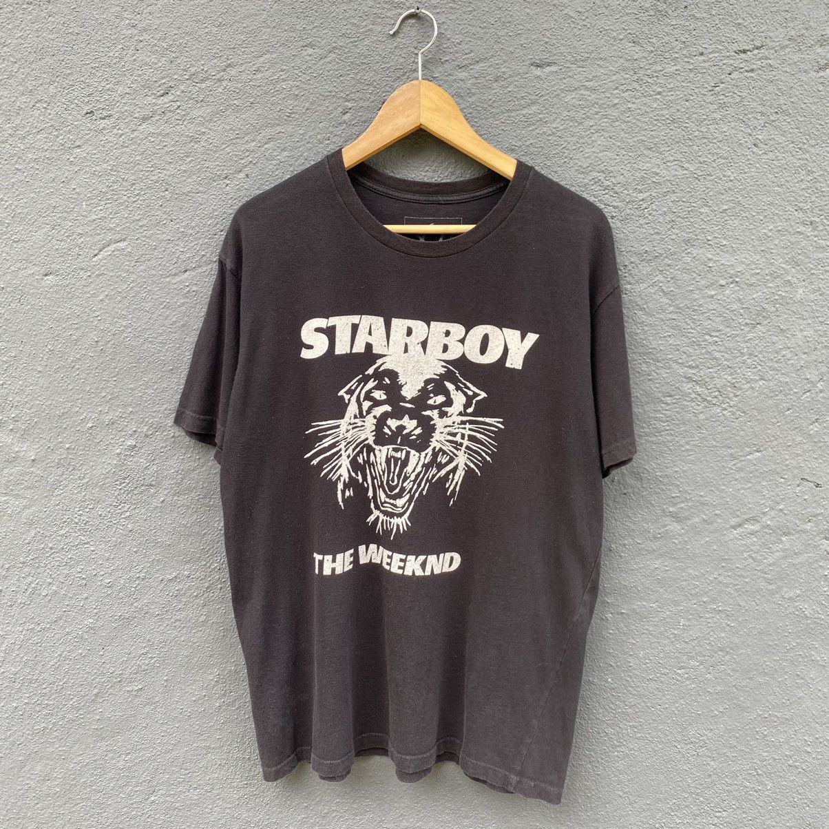 The Weeknd Faded The Weeknd Starboy Panther Tee | Grailed
