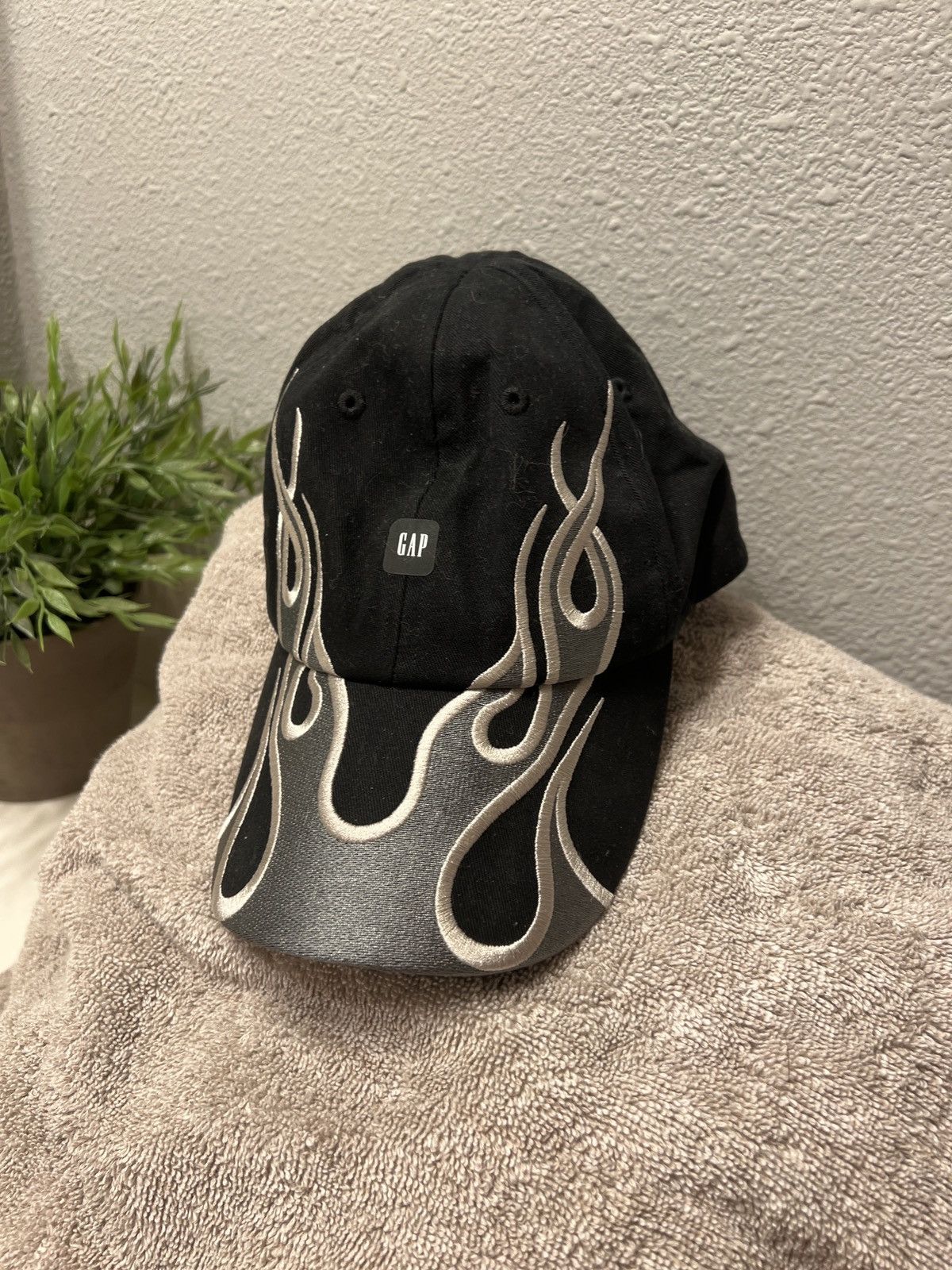Gap × Kanye West Yeezy x Gap x Balenciaga flame cap | Grailed