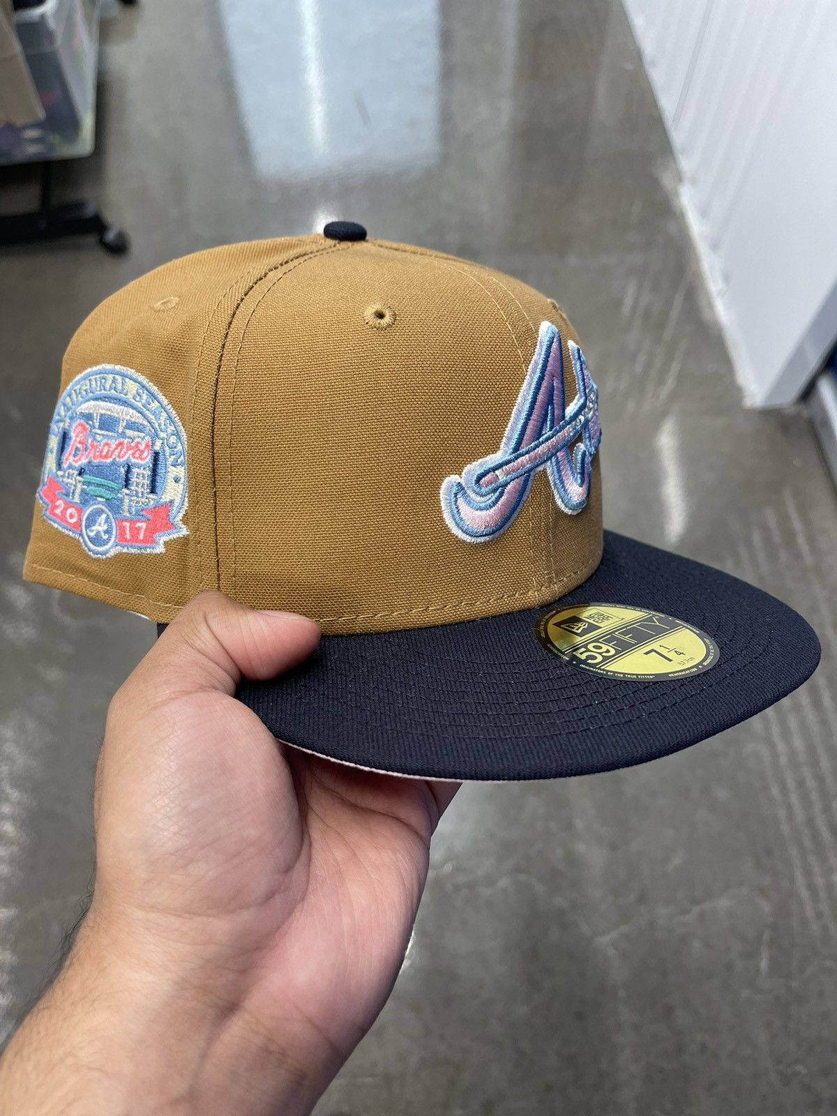 Hat Club × New Era Atlanta Braves 2017 Inaugural Season, SFD, 7 1/4 ...