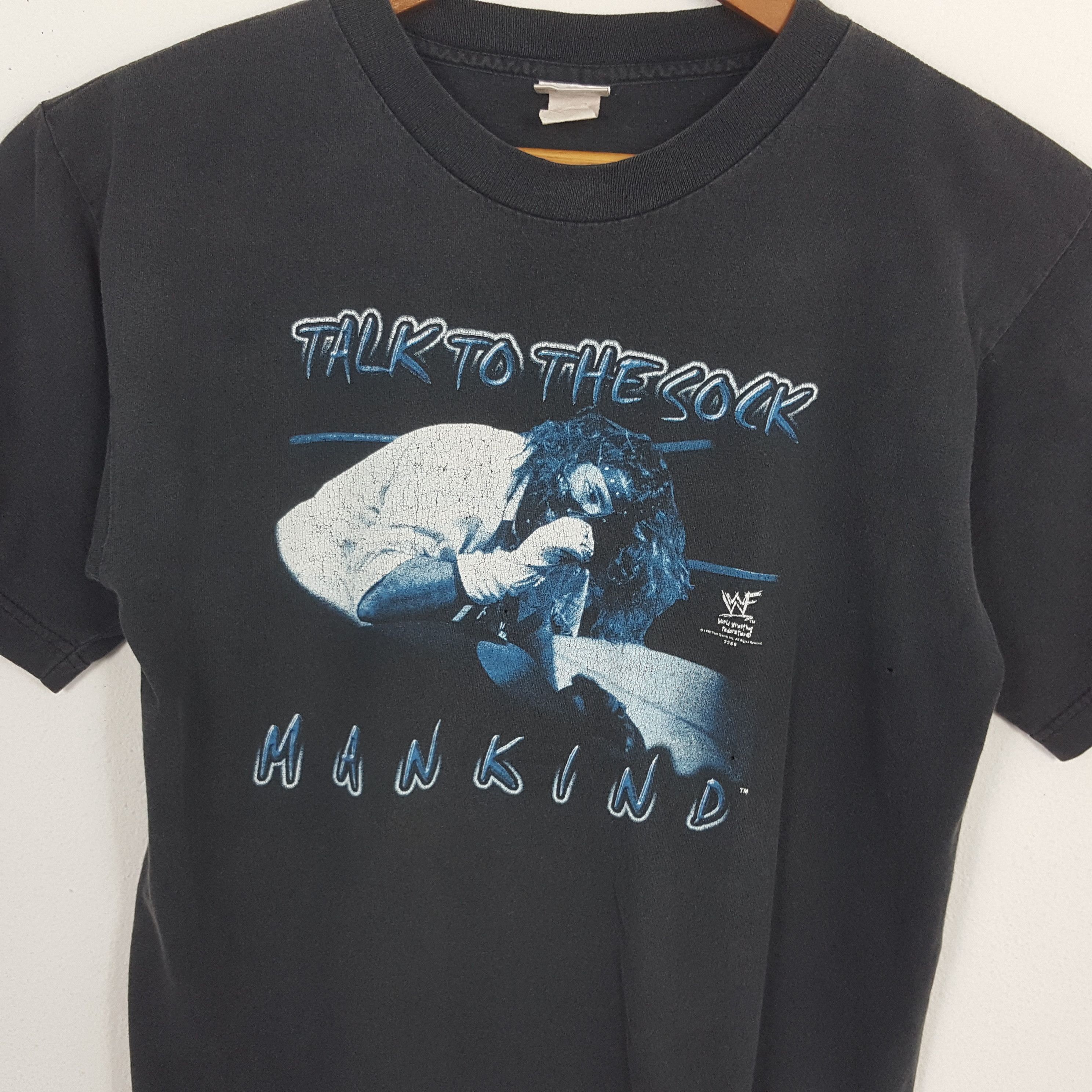 Vintage Vintage MANKIND WWE WWF American Entertainment Sport T-Shirt ...
