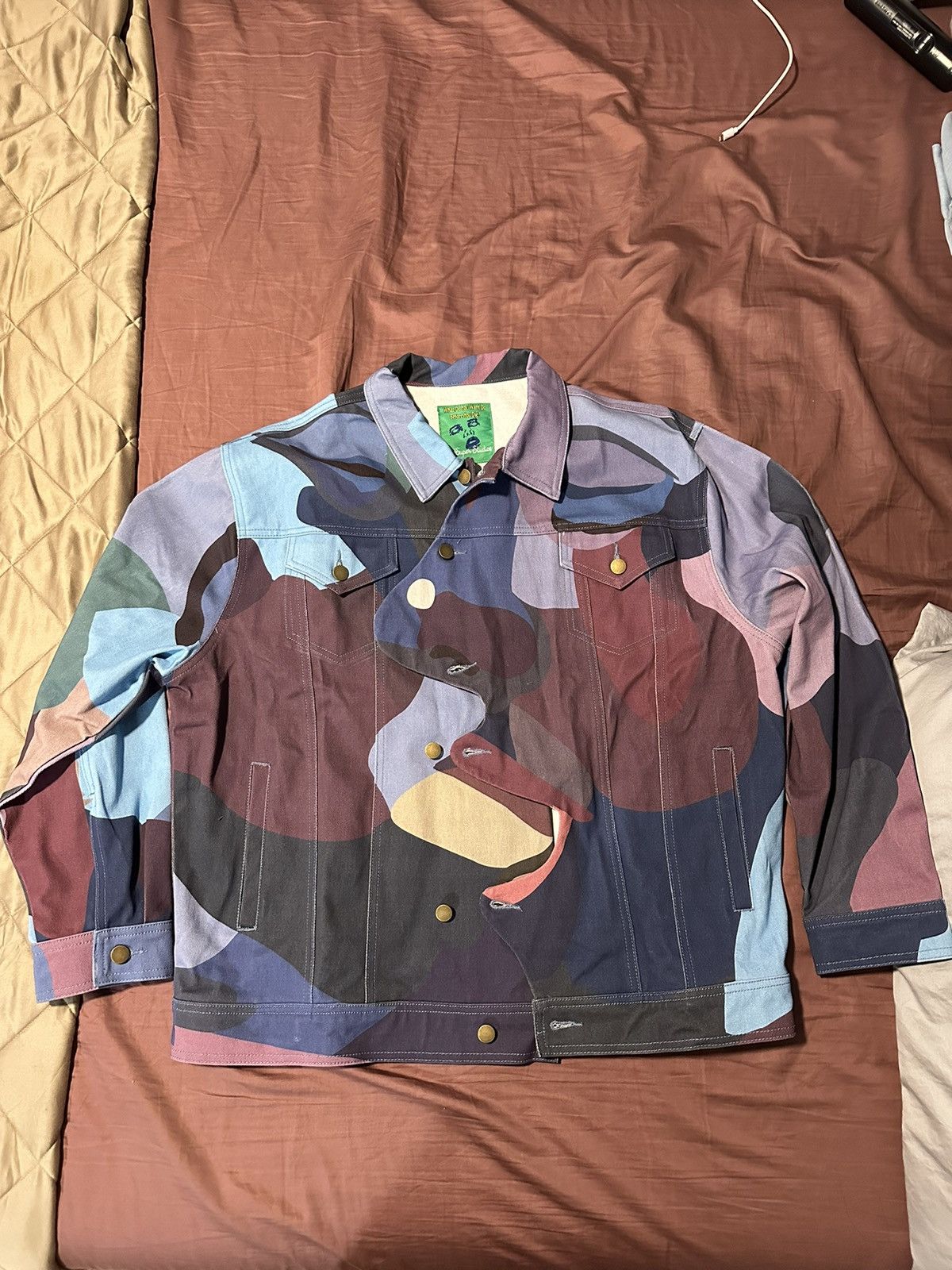 Kidsuper Studios Kid Super Kissing Denim Jacket | Grailed