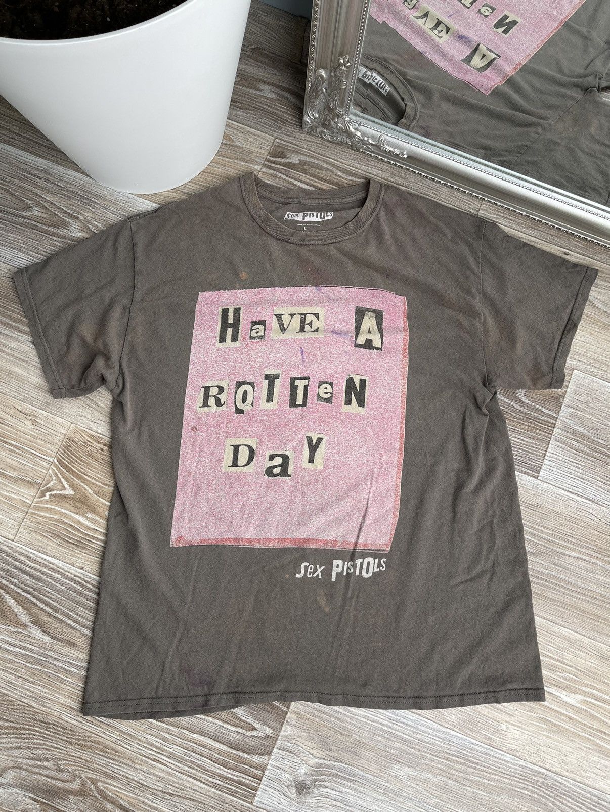 Band Tees Sex Pistols Thrashed T Shirt Grailed