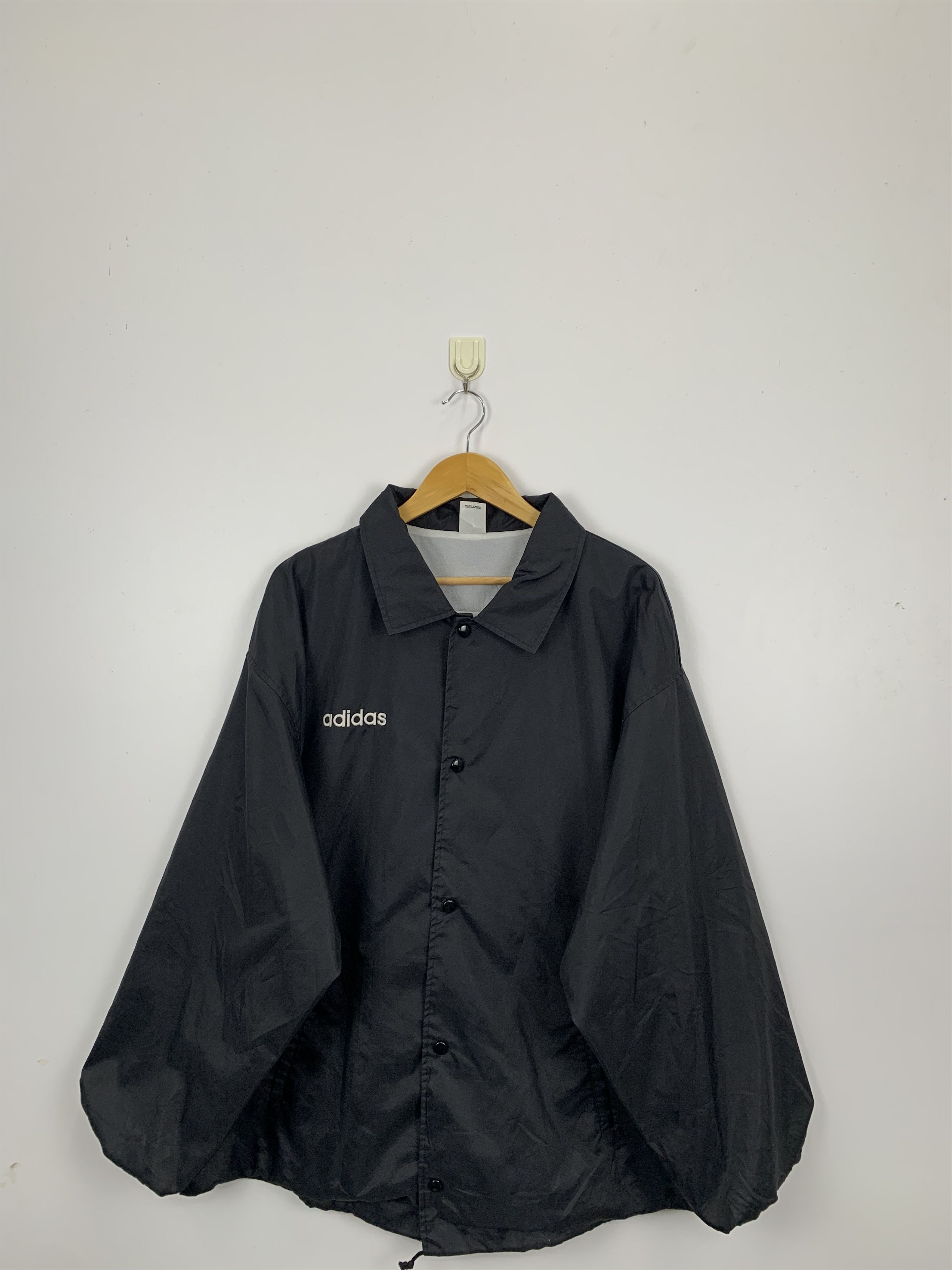 Adidas × Vintage Vintage Adidas Bomber Button Up Light Jacket | Grailed