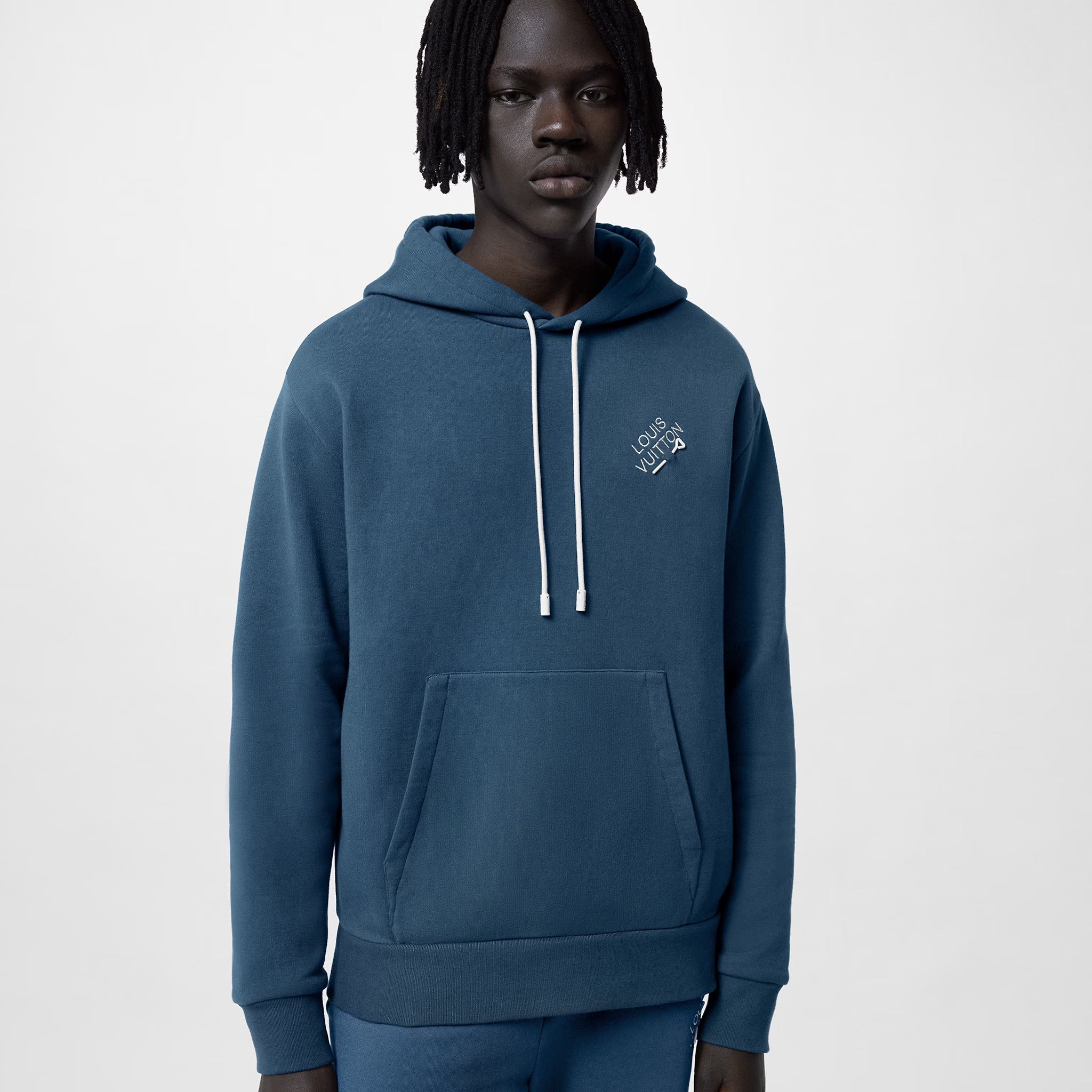 Louis Vuitton LOUIS VUITTON HOODIE HALF ZIP NYLON MONOGRAM LOGO LV ...