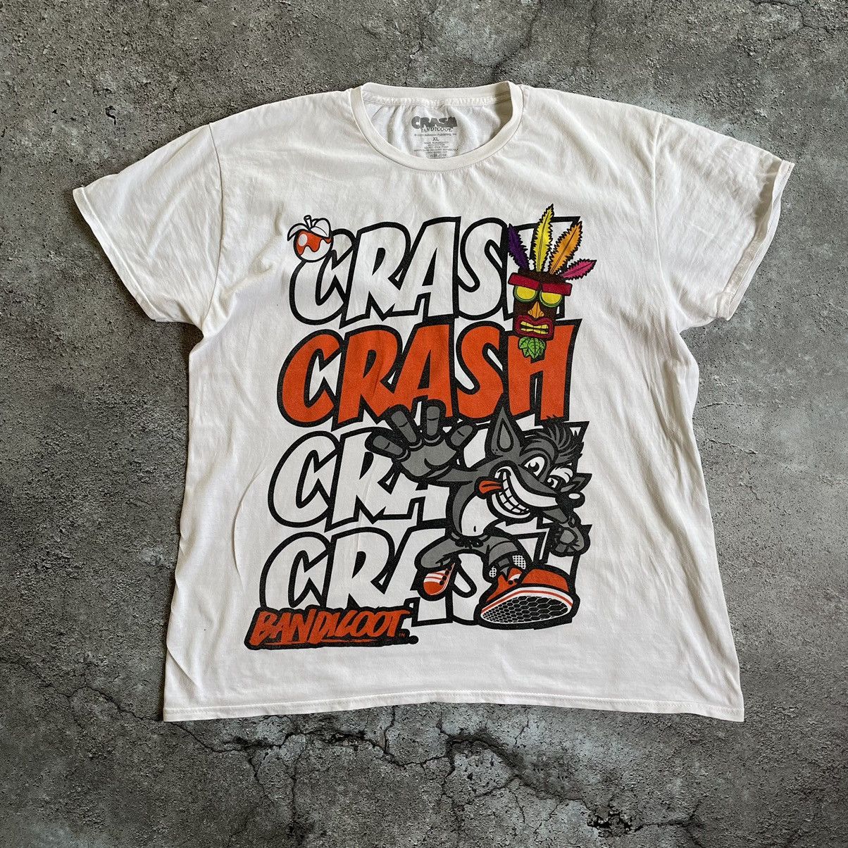 Vintage Vintage Crash T-shirts Logo Game Bandicoot Y2K 90S Style USA ...