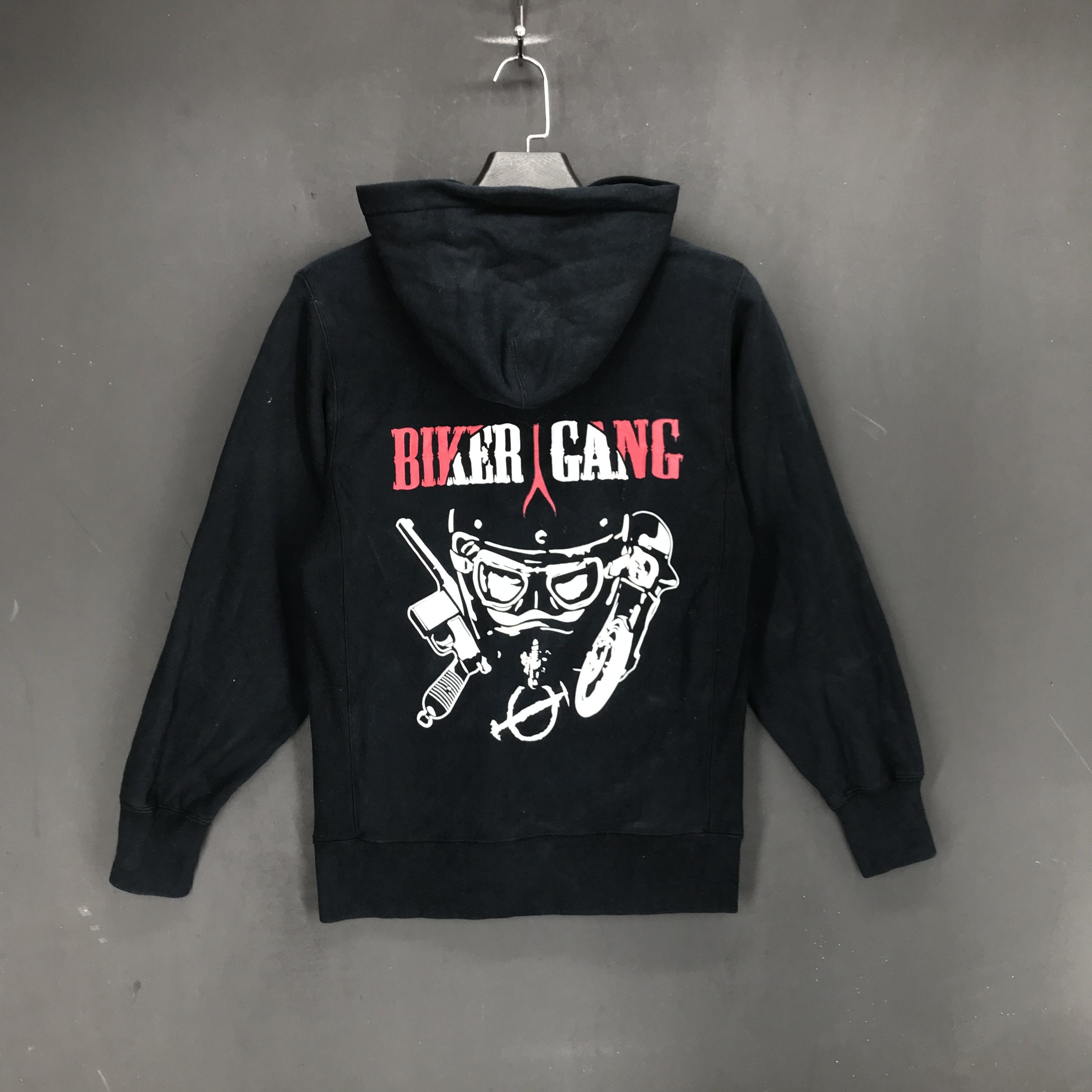 Gang Biker Gang Big Logo Pullover Hoodies #1861-73 | Grailed