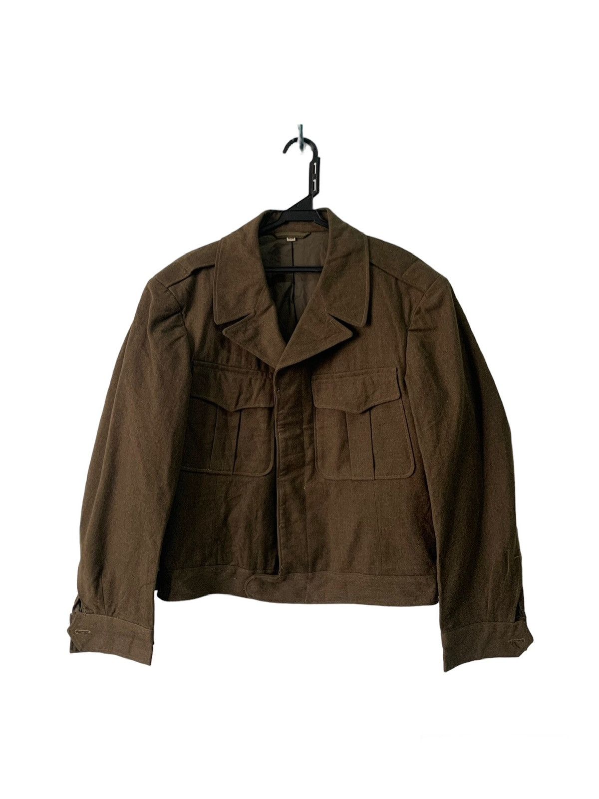 Vintage Vtg WW2 Jacket Field Wool OD Military Phila QM Depot | Grailed