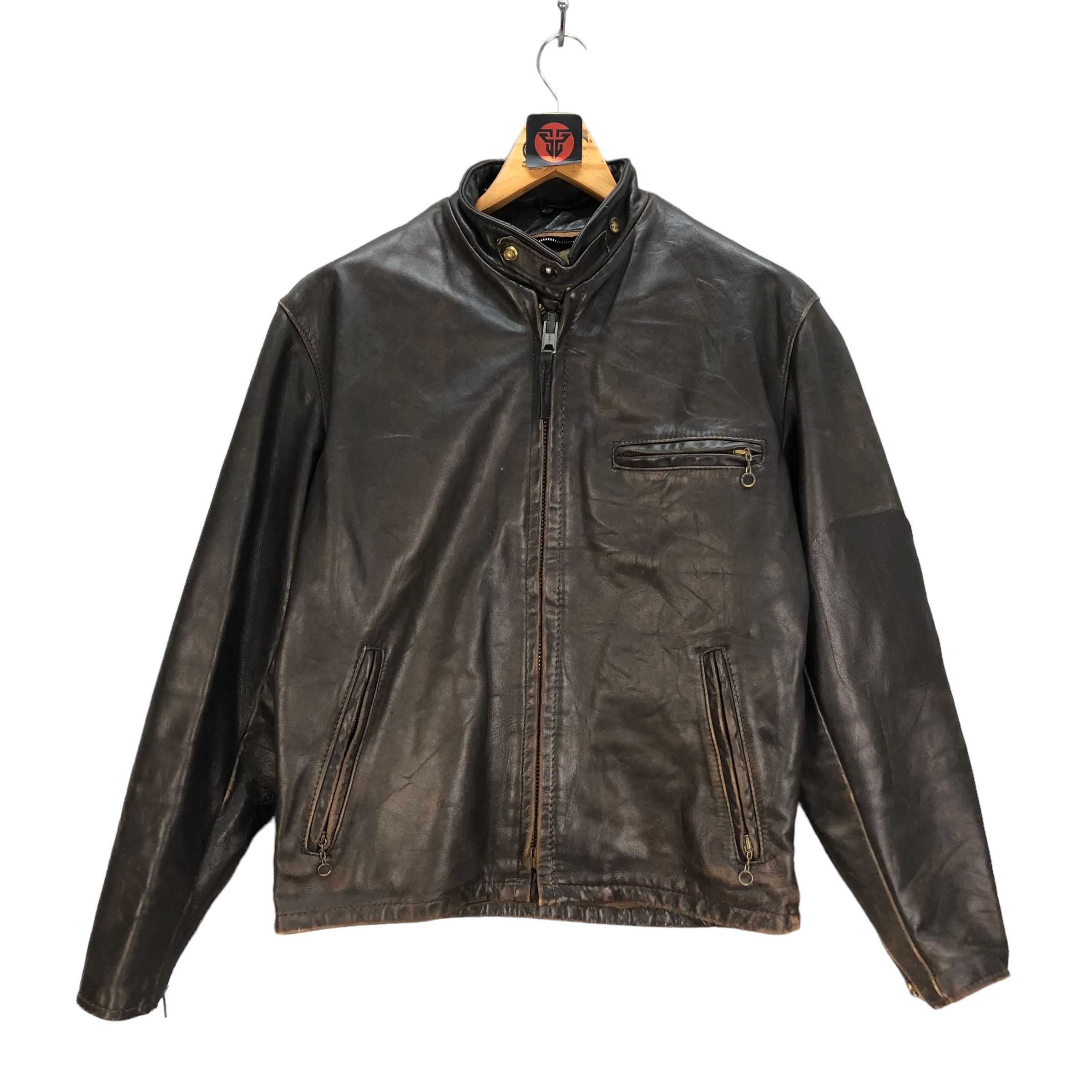 Vintage RARE💥 80's SCHOTT CAFE RACER JACKET #6944-101 | Grailed