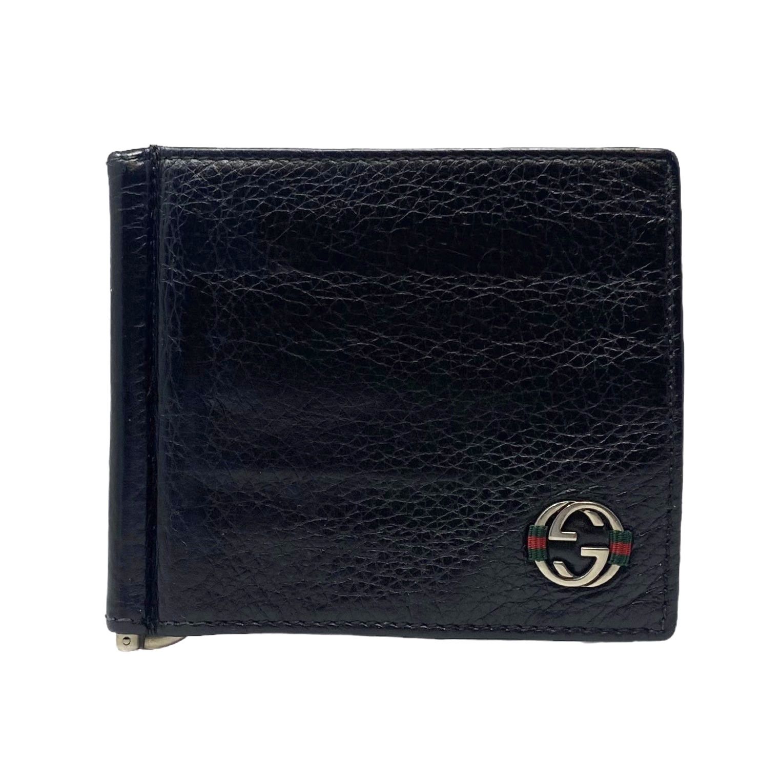 Gucci Gucci GG Leather Bill Clip Bifold Wallet | Grailed