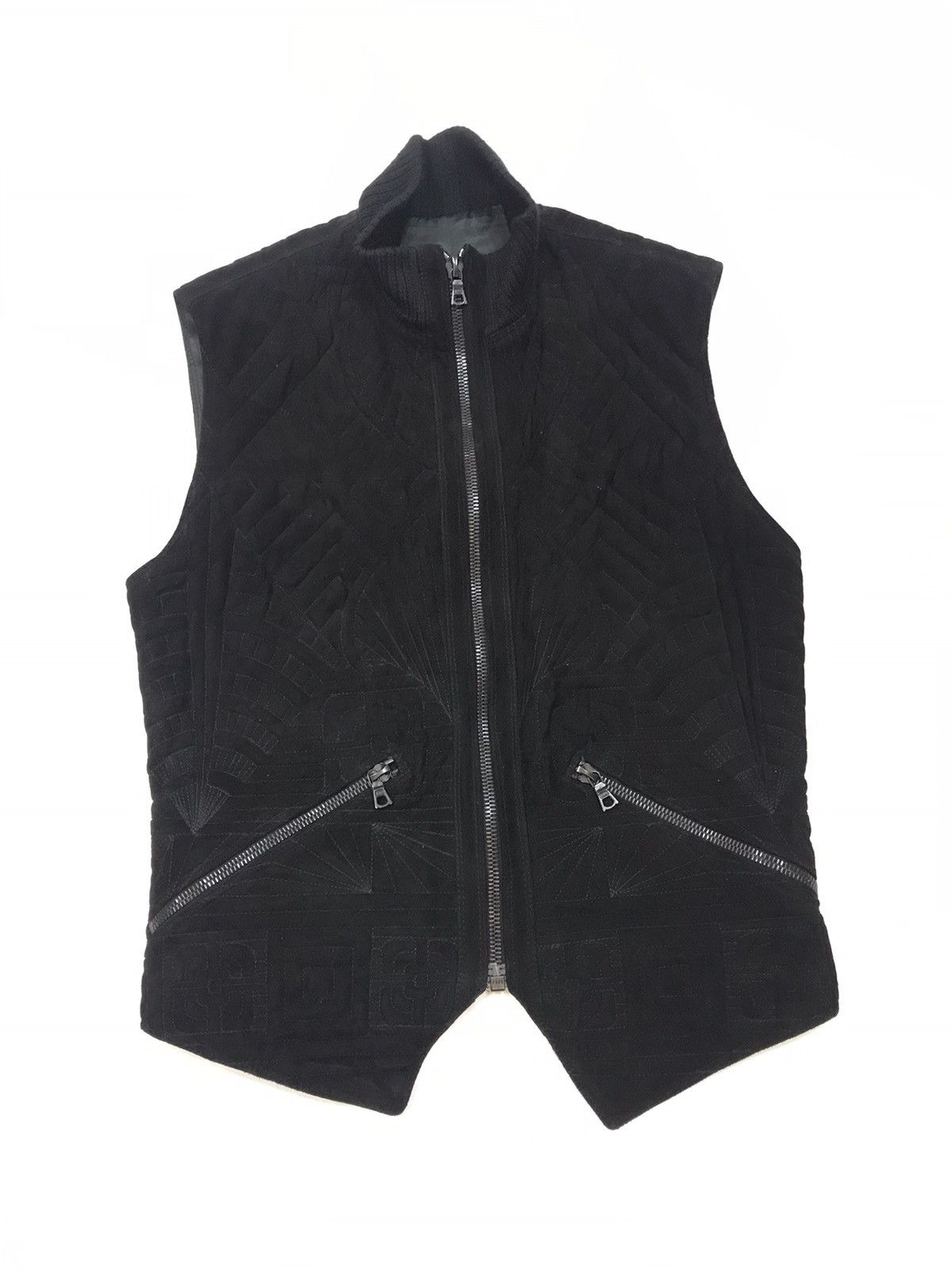 Versace GIANNI VERSSACE LEATHER SUEDE VEST MADE IN ITALY | Grailed