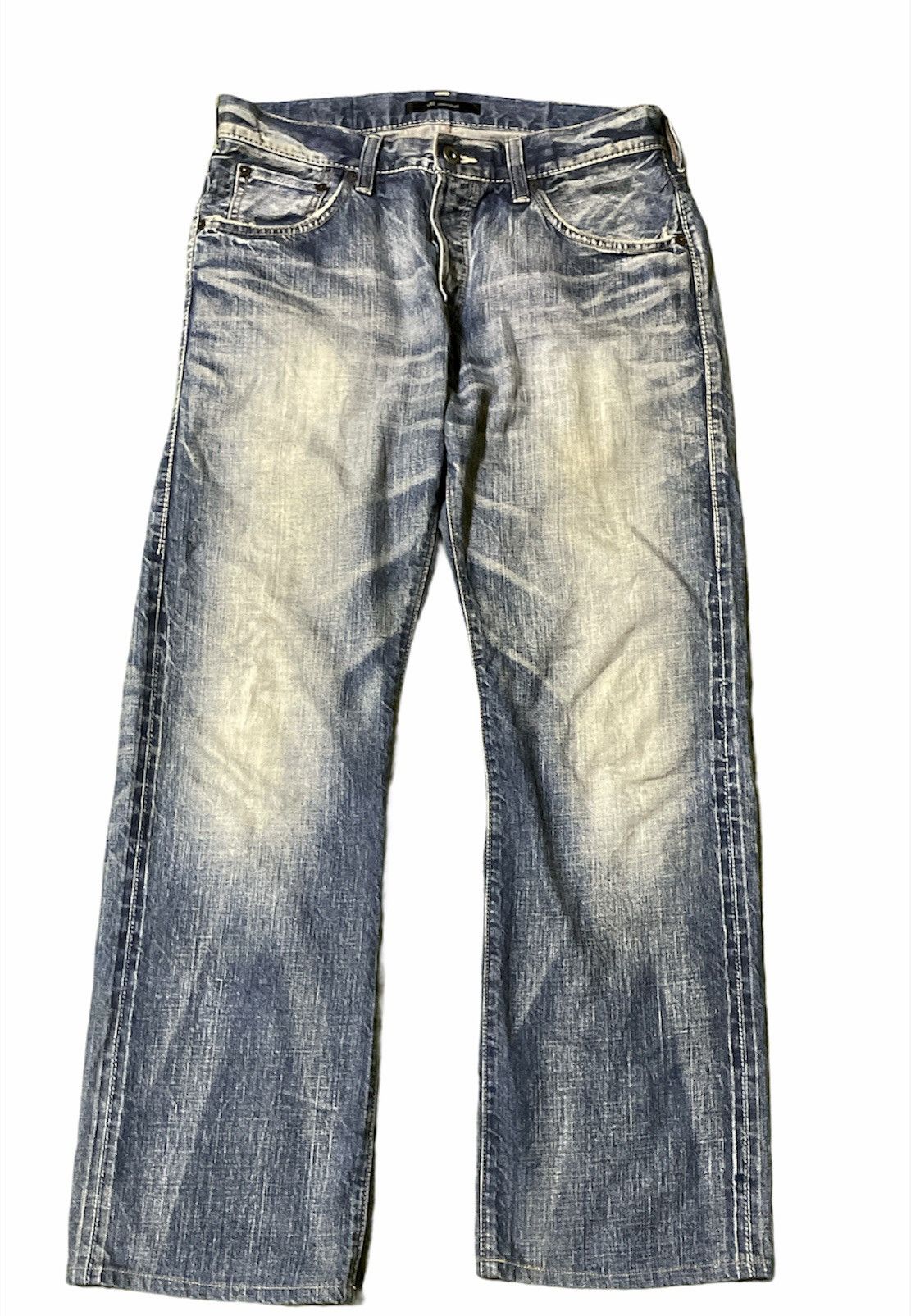 Japanese Brand × John Bull × Vintage John Bull Distressed look Selvaged ...