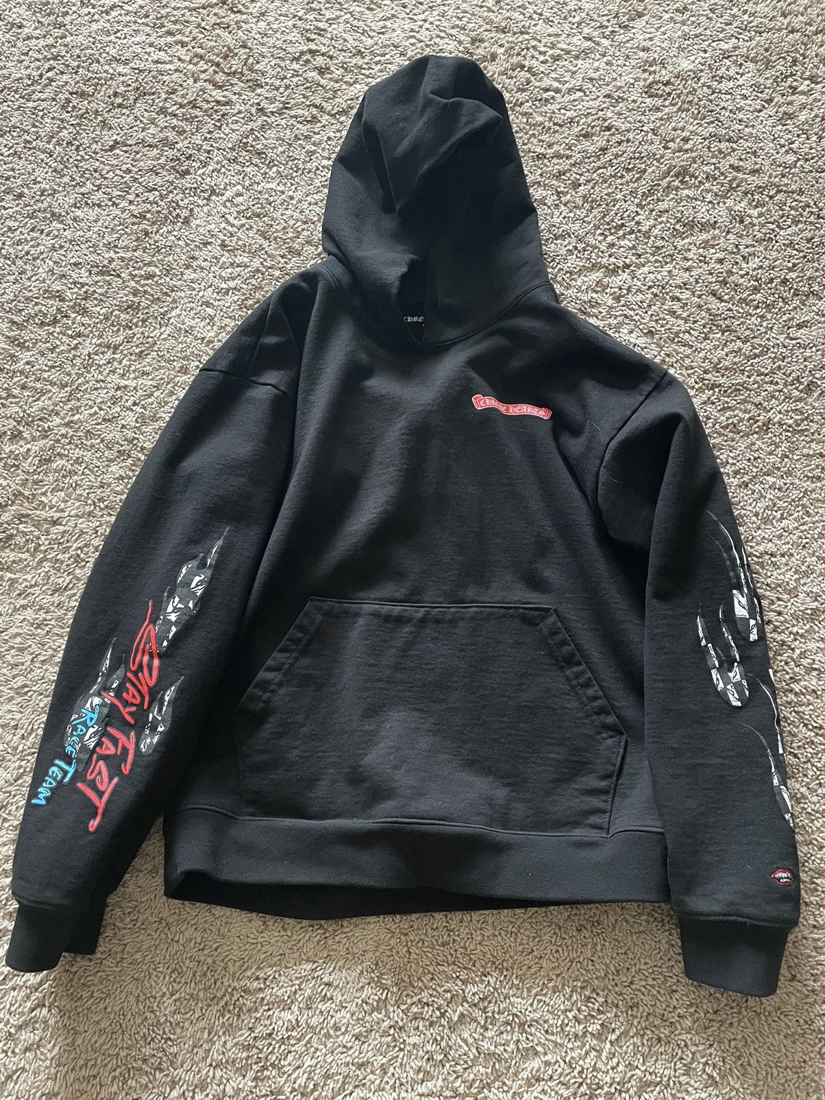 Chrome Hearts Chrome Hearts Matty Boy Stay Fast Hoodie Large | Grailed