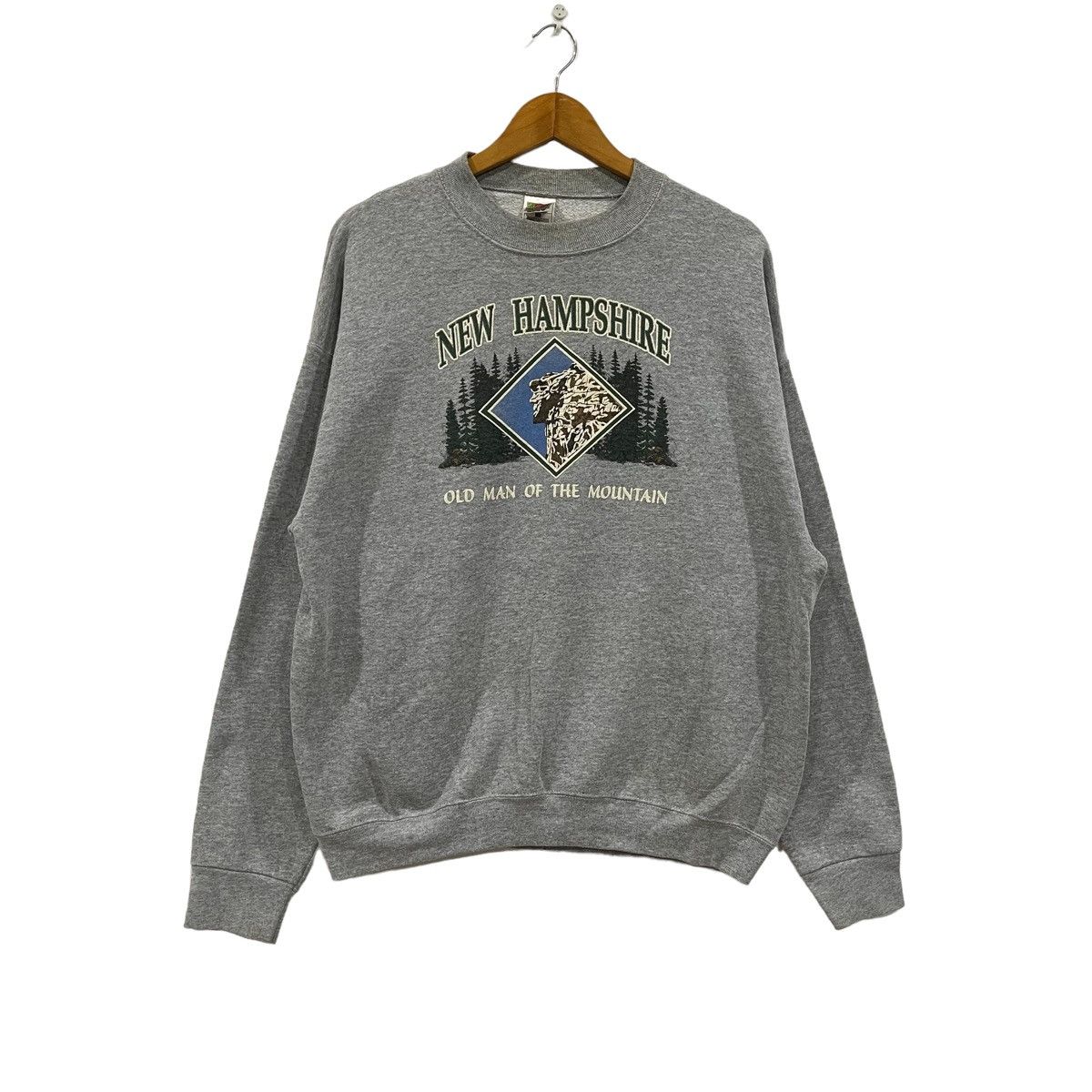 Outdoor Life × The Mountain × Vintage vintage new hampshire old man of ...