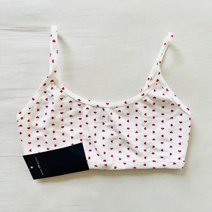 Brandy Melville Brandy Melville/John Galt crop red heart bralette | Grailed Brandy Melville Brandy Melville/John Galt crop red heart bralette | Grailed